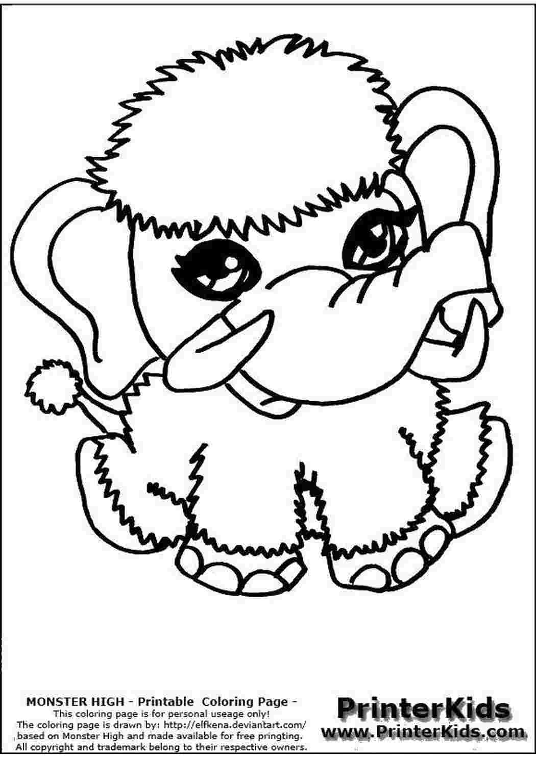 printerkids coloring pages monster high