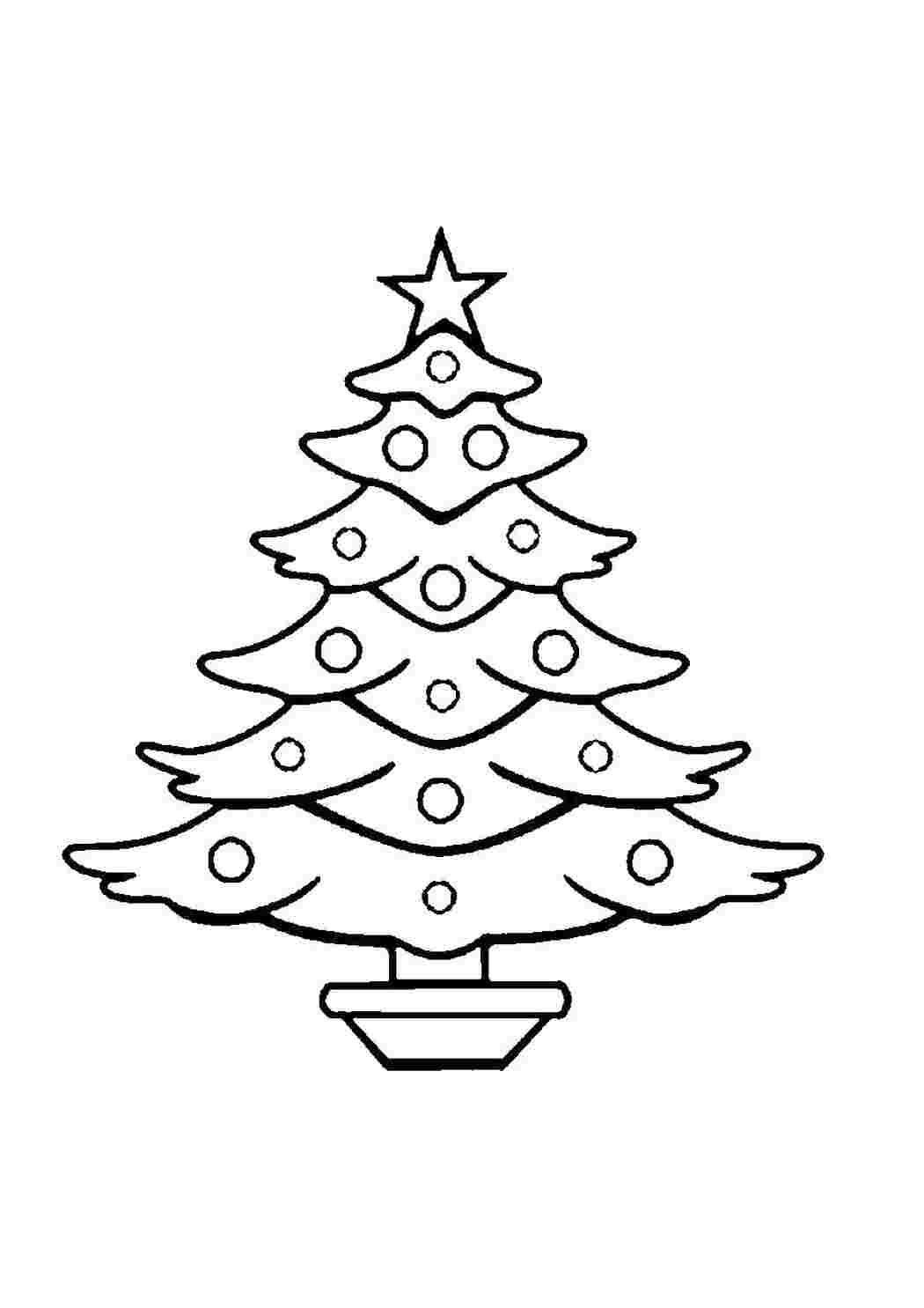 Раскраски, Открытка с новым годом, новогодняя елка Рождество, елка ...